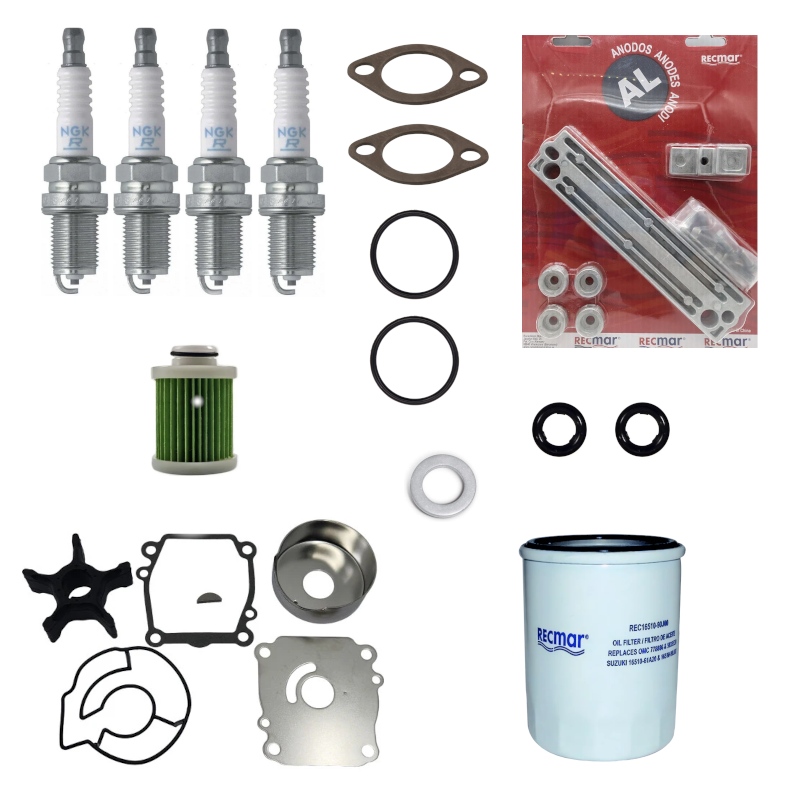 Aftermarket Suzuki DF140 Service Kit Replacement (2013-2021) — Outboard ...