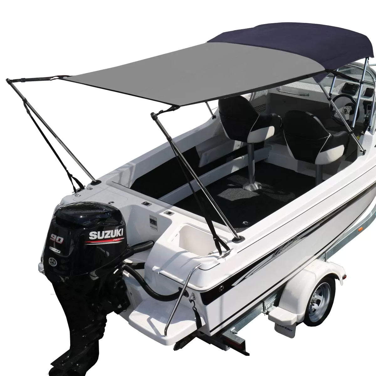 BIMINI EXTENSION KIT 1.7M X 2.1M (66in x 82in) GREY — Outboard Parts