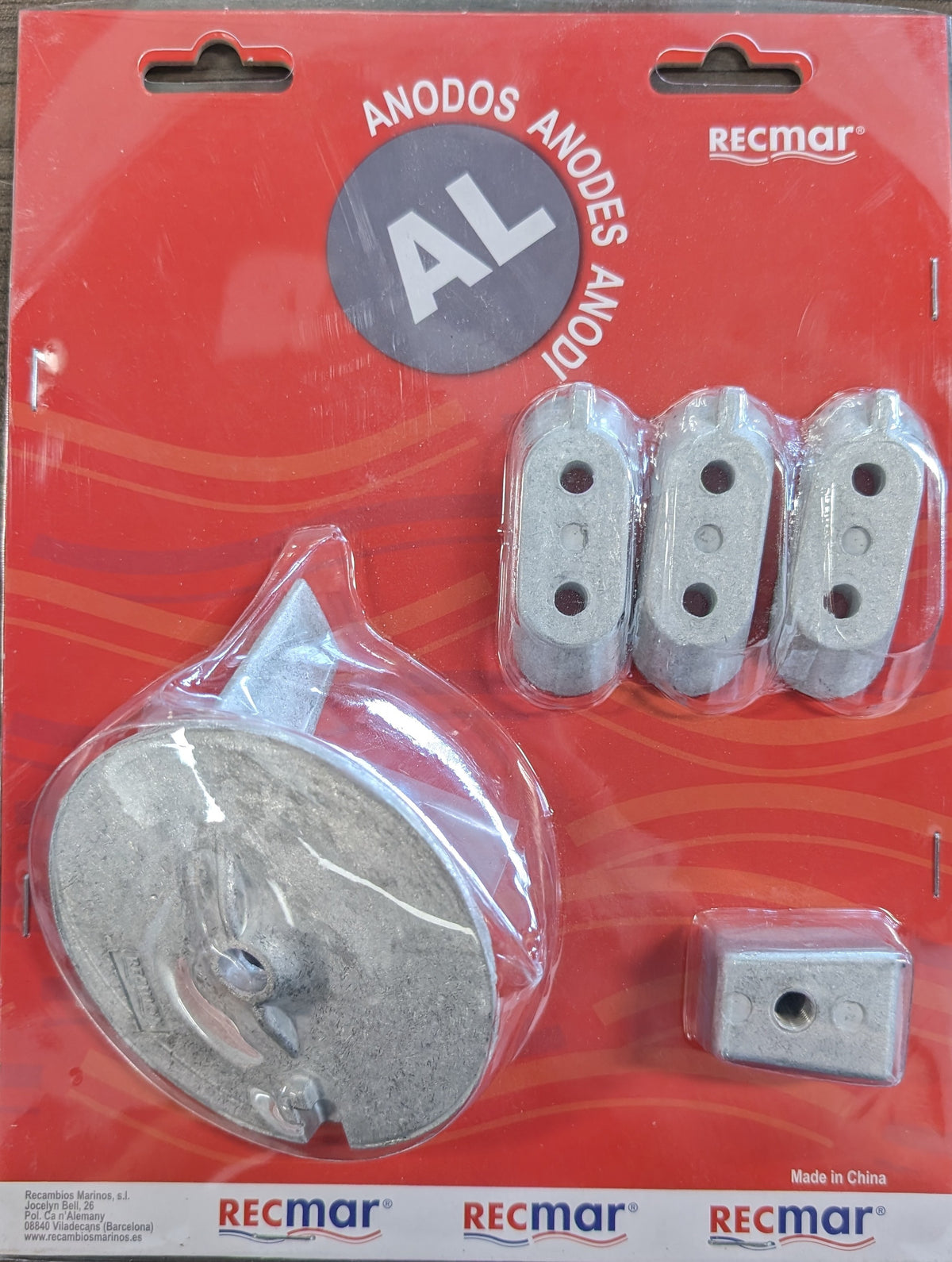 Yamaha 40-60HP 4 Stroke Martyr Aluminium Anode Kit — Outboard Parts