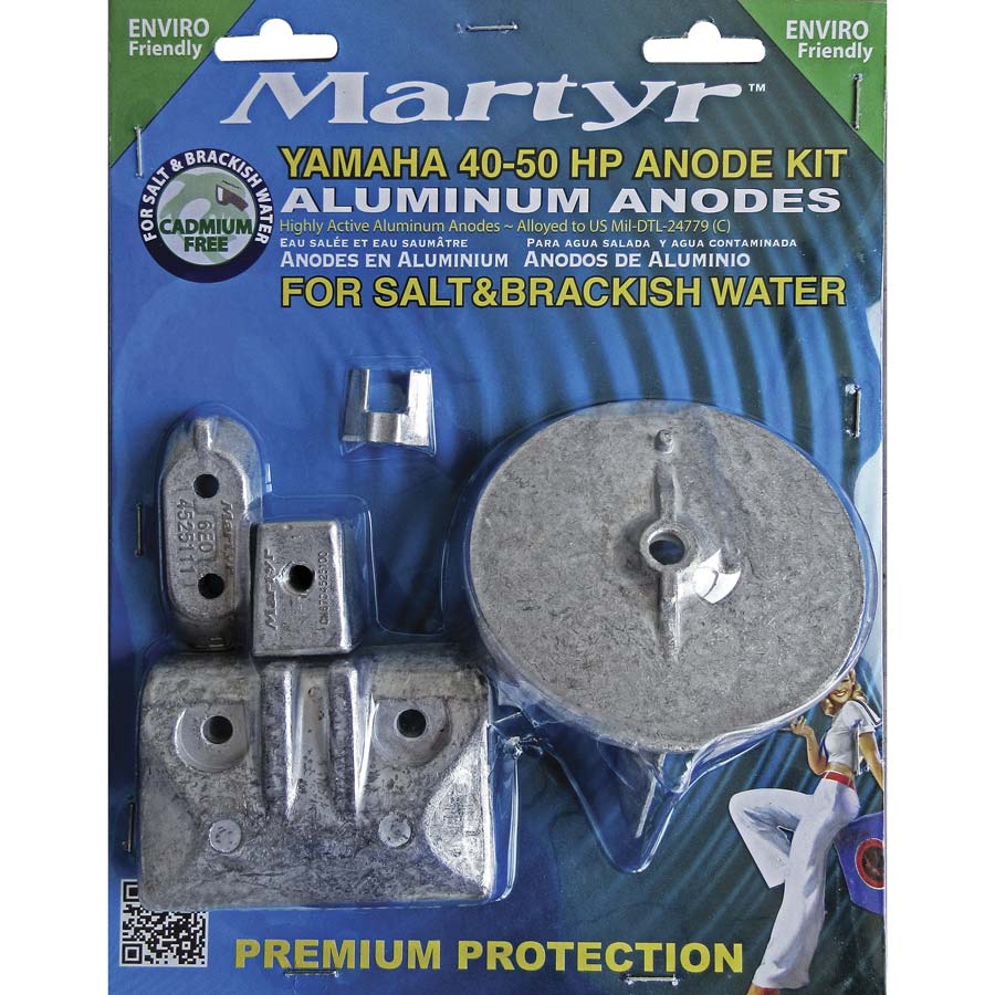 Yamaha 40-50HP Aluminium Anode Kit — Outboard Parts